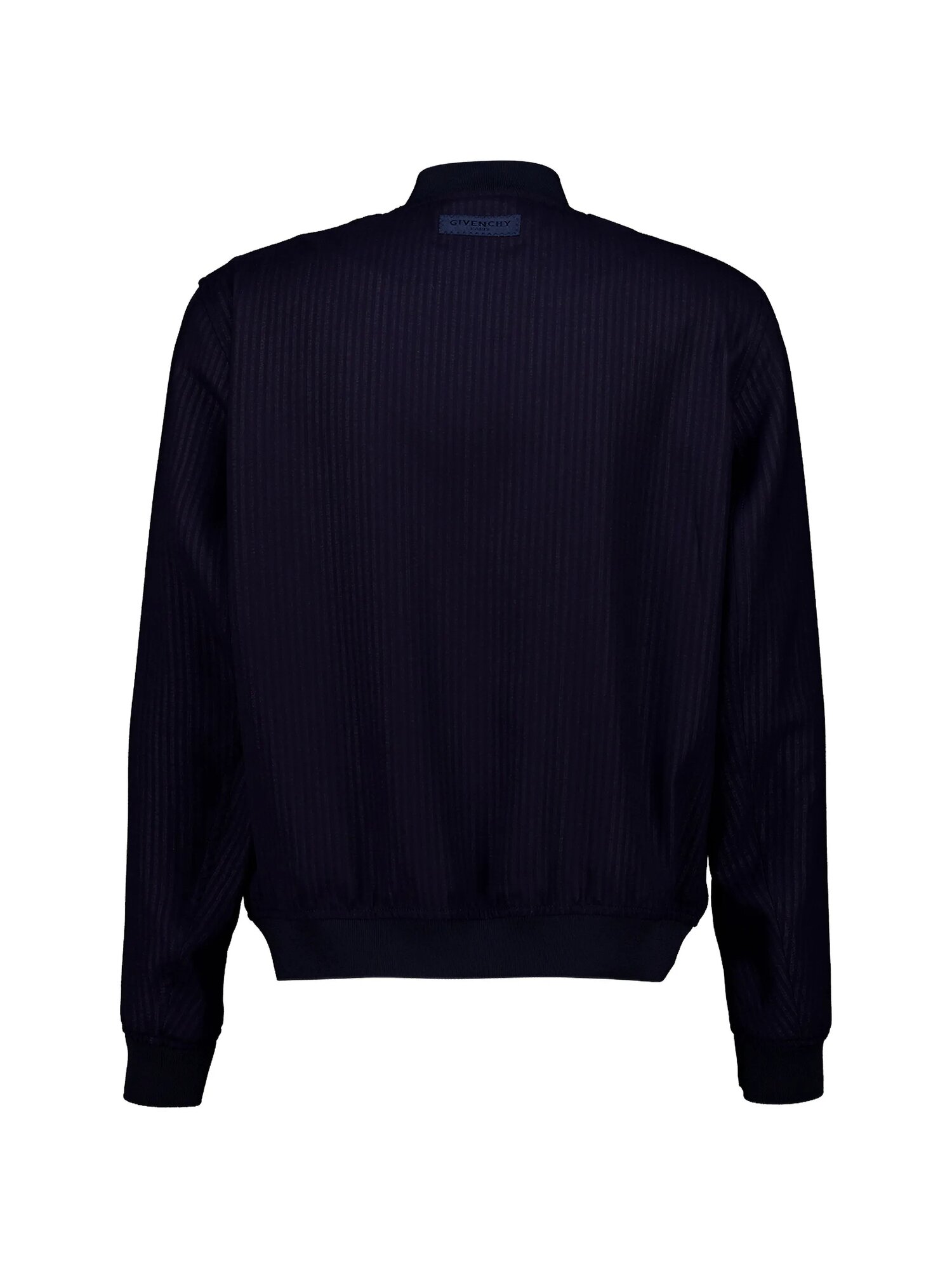 Куртка GIVENCHY Pinstriped bomber jacket, размер 50, blue — фото 1