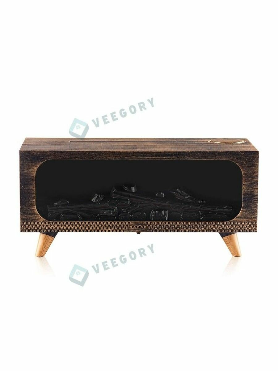 Увлажнитель воздуха в виде камина, питание от сети 5 В 1 А, интерфейс TYPE-C, емкость 150 мл, настраиваемая подсветка, бронзовая отделка.