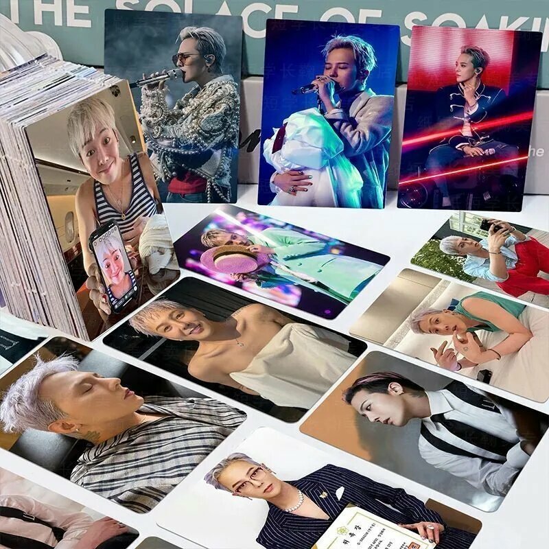 KPOP 55шт/коробка G-DRAGON Фотокарточки U bermensch LOMO Card