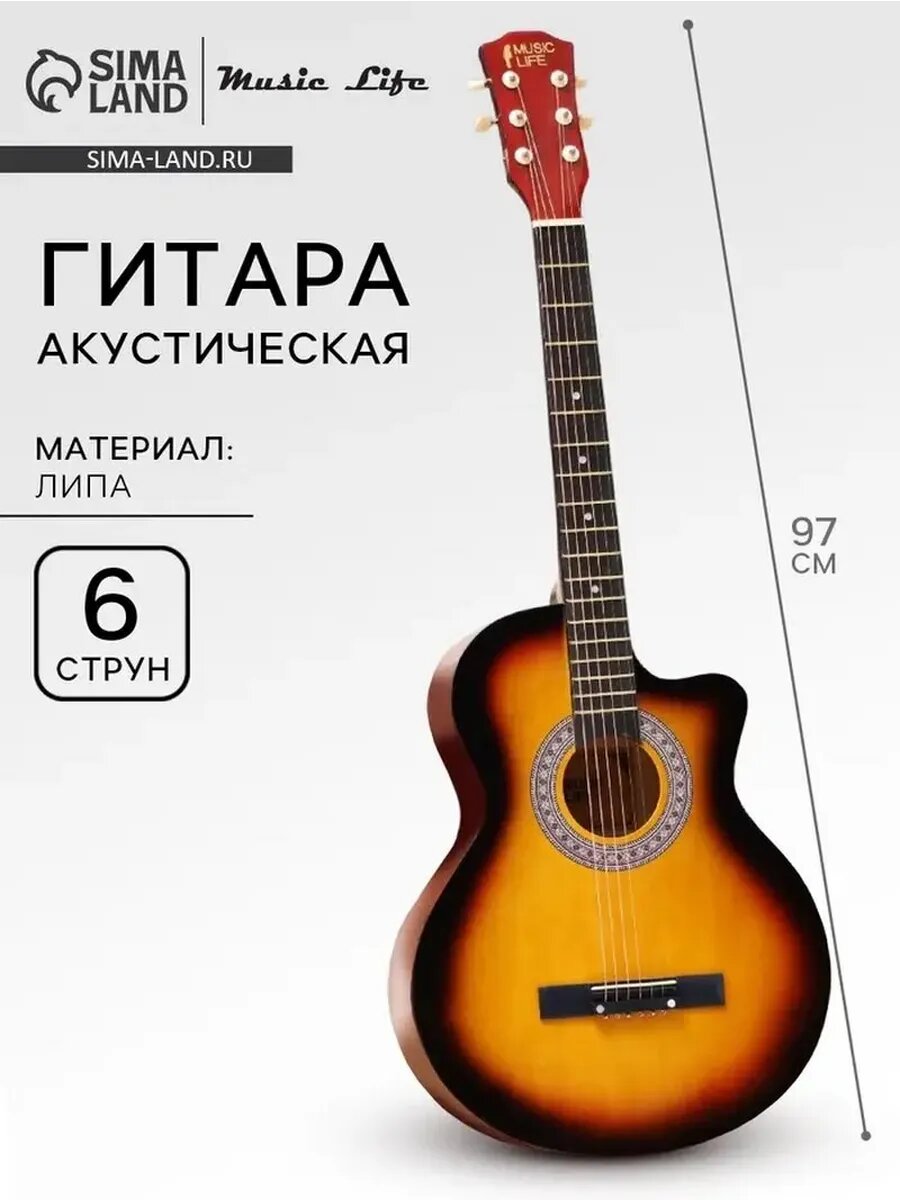 Акустическая гитара для начинающих и любителей