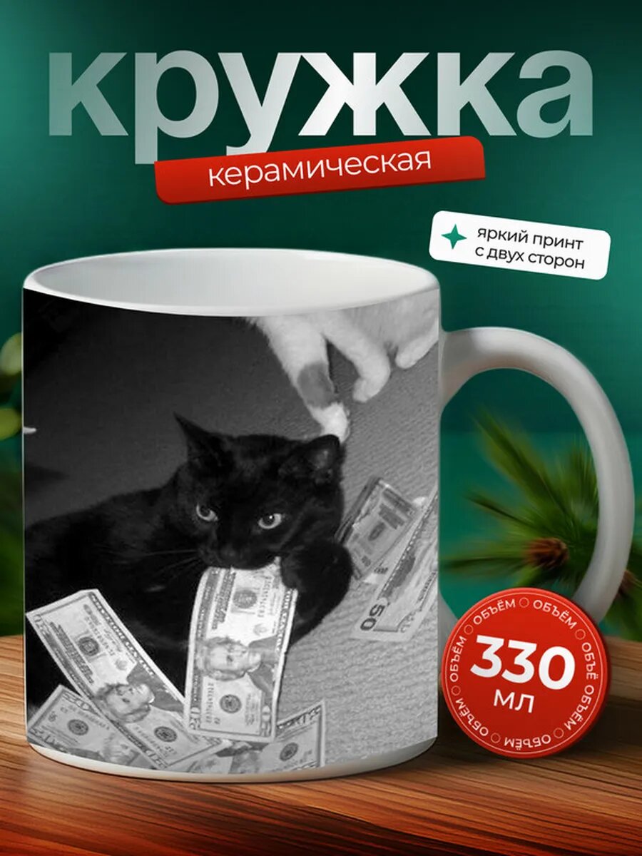 Кружка Эстетик кот 11,