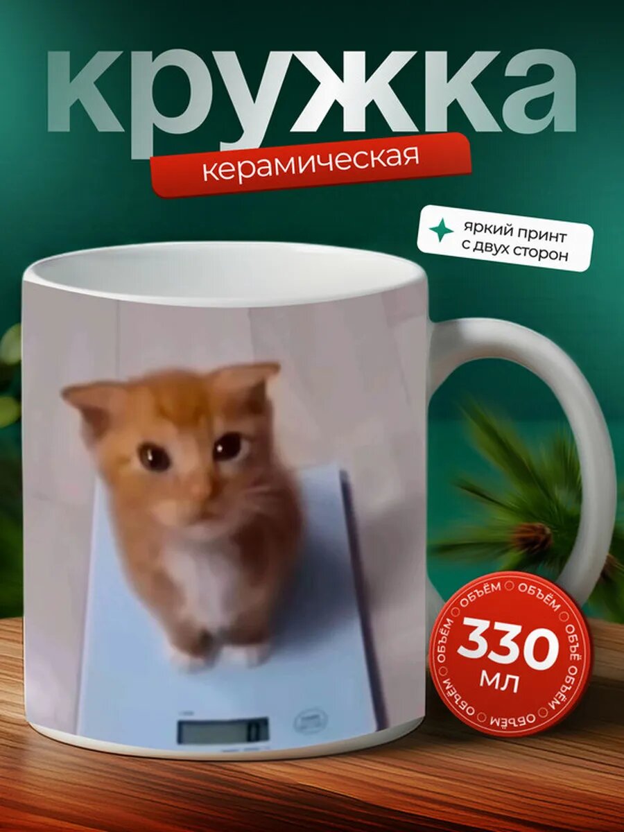 Кружка Одногорбый сококе кот 9,