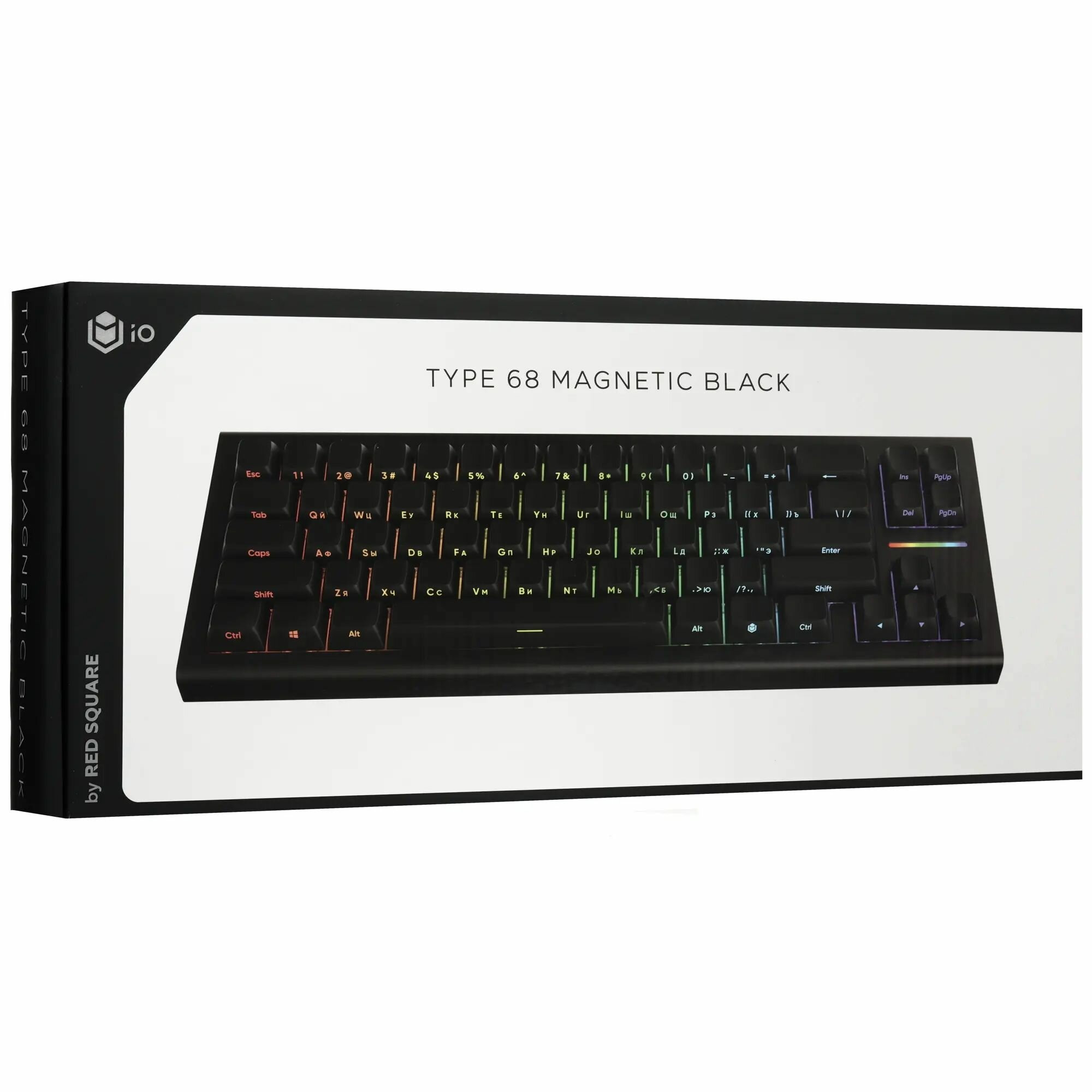 Игровая клавиатура IO Type 68 Magnetic Black io262, Русская раскладка, черный