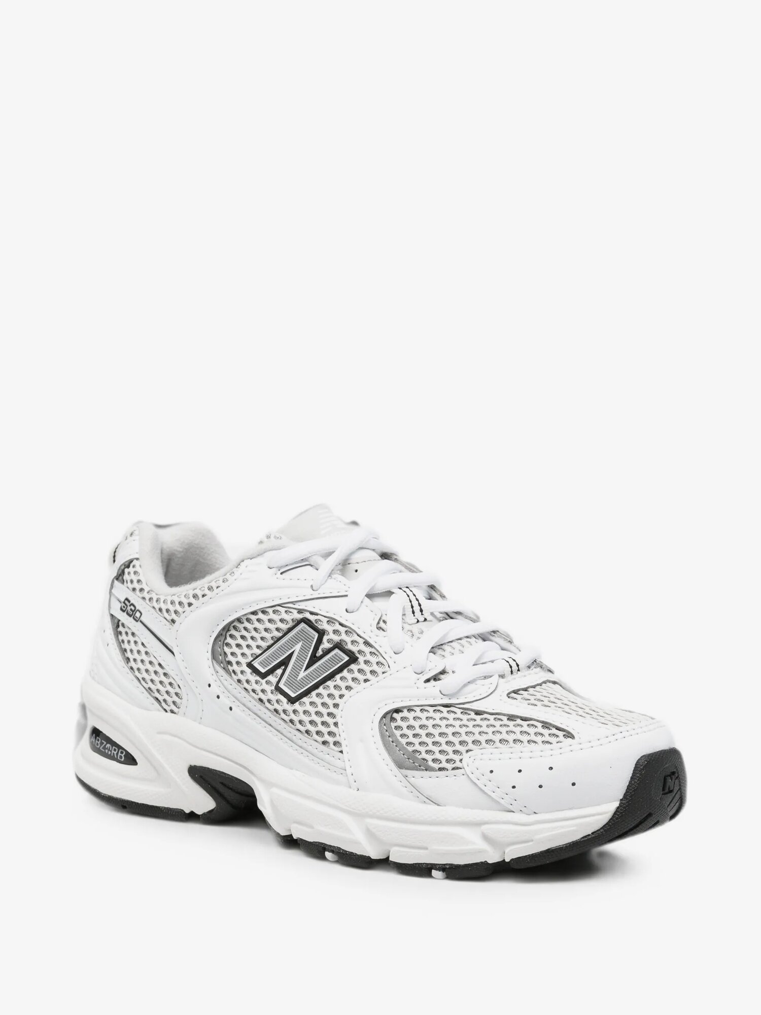 Кроссовки New Balance 37 Low, размер 6 US, бежевый/белый — фото 1