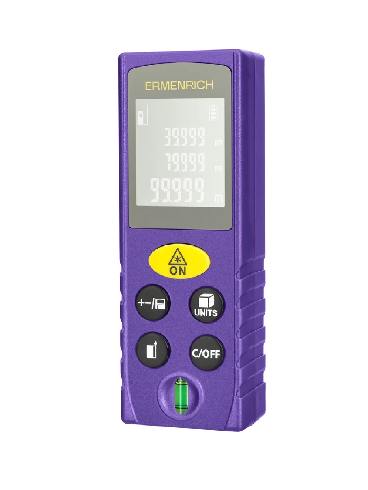 Рулетка Ermenrich Reel PLUS GK40 (85321) лазерная, 40 м, фиолетовый