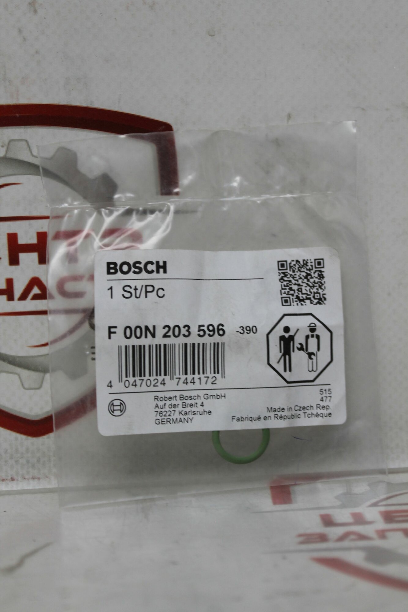 Уплотнительное О-кольцо ТНВД BOSCH F00N203596