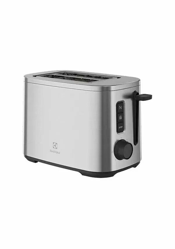Electrolux Тостер E5T1-4ST 800 Вт тостов - 2, черный, серый металлик
