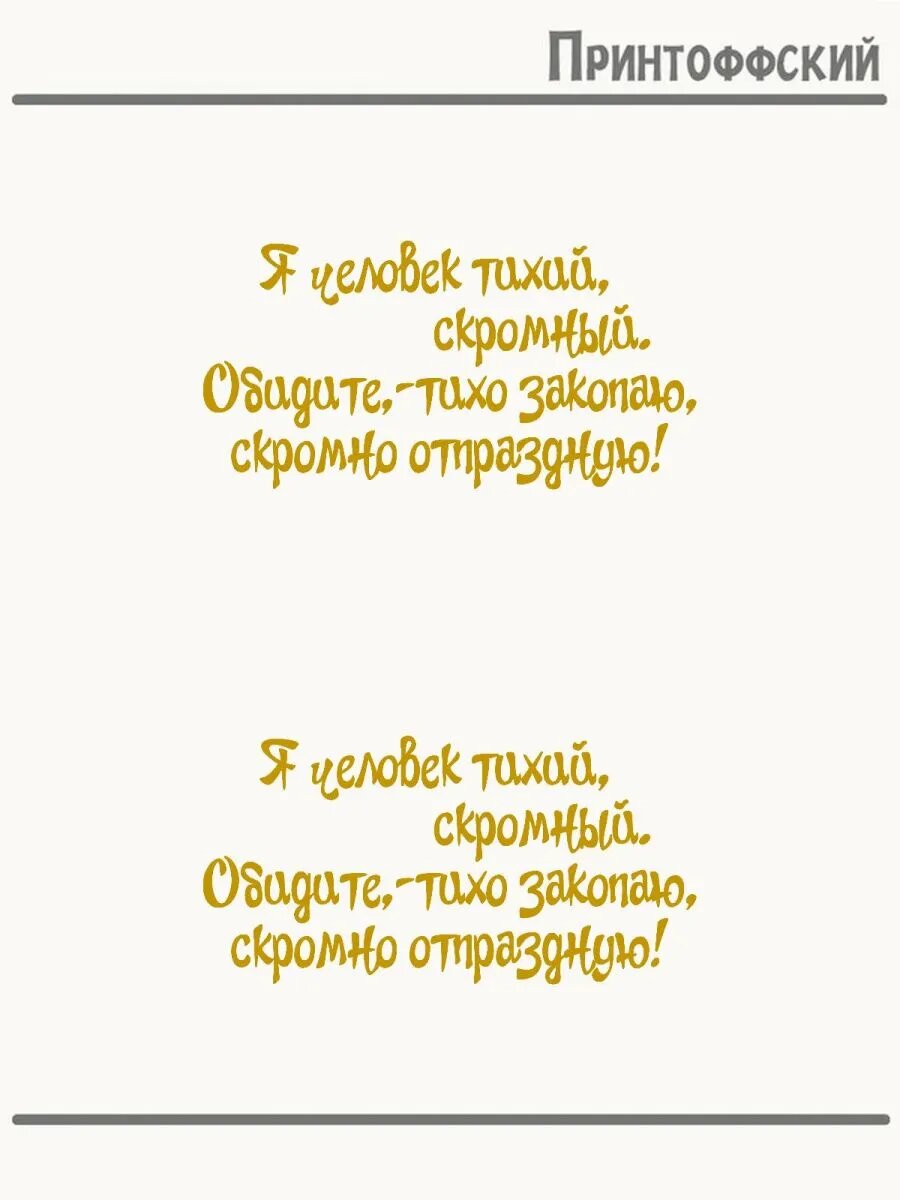 2-е (Две) Термонаклейки Человек Тихий
