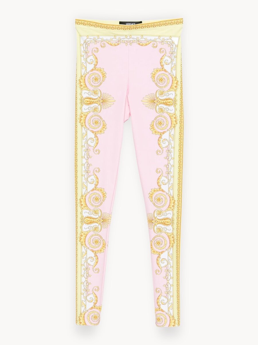 Легинсы Versace, размер 42, розовый