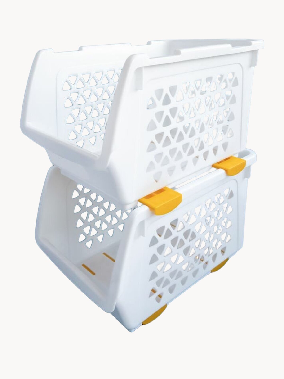 Комплект из 2 штук ящики для овощей Интерм 4,5л белый