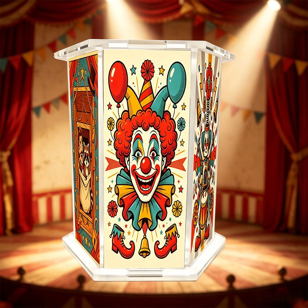1 шт. Шестиугольный акриловый держатель для ручек Circus