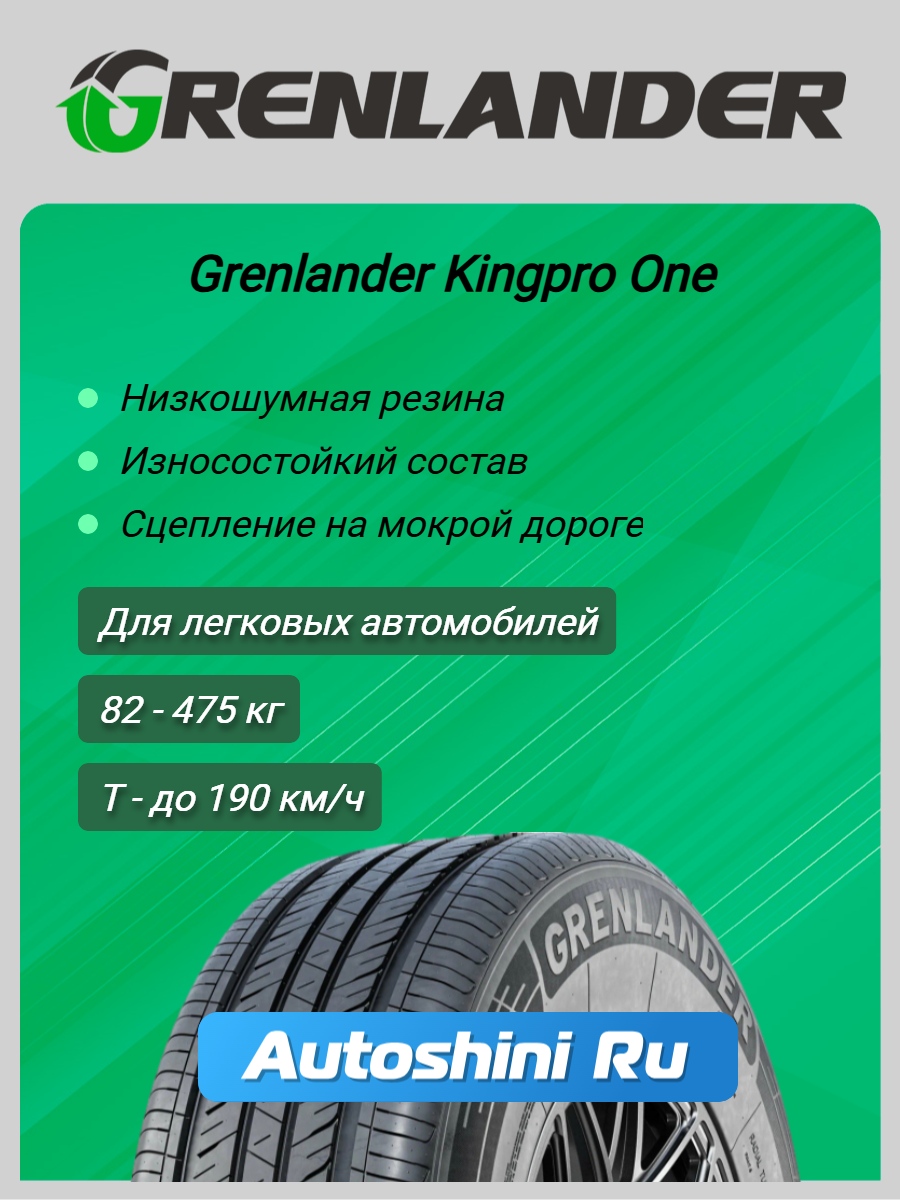 Шины летние Grenlander Kingpro One 175/65 R14 82T — фото 1