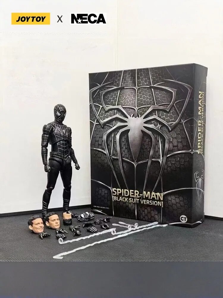 JOYTOY Спайдермен Черный Костюм / Человек Паук Черный Костюм Тоби Магуайр 002