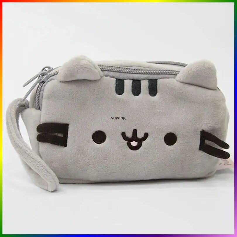 1 штПенал для девочек школьный "Pusheen the Cat" (Кот Пушин) удобный и вместительный для повседневного использования в школе и офисе