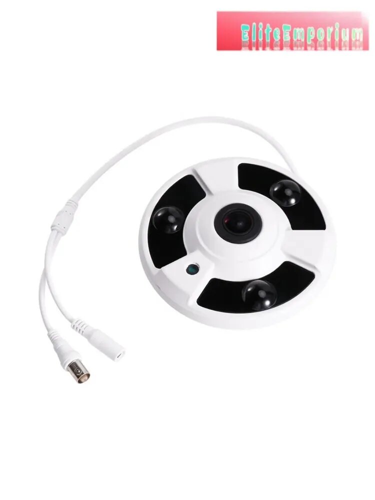 CCTV 180 панорамная AHD камера с объективом 1,7 мм, дневная/ночная TVI/CVI "4IN1", 2MP купольная рыбий глаз .