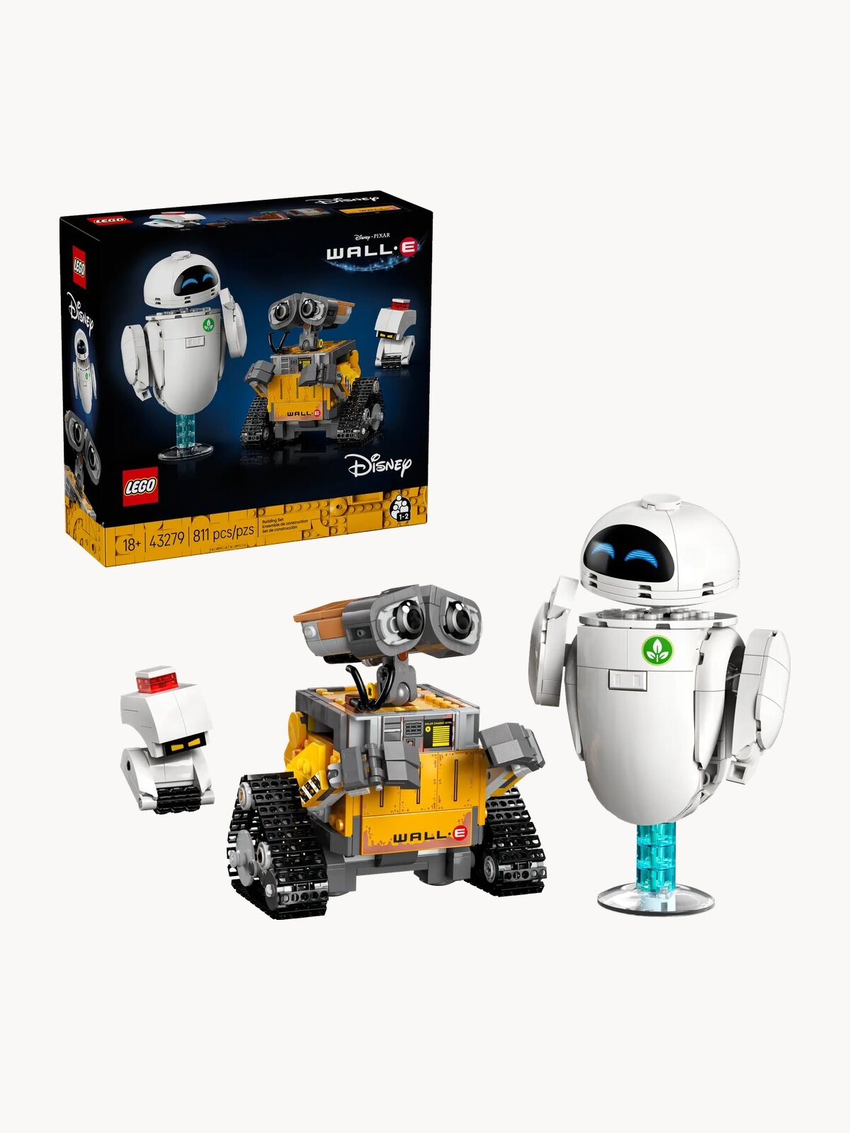 Конструктор LEGO Disney™ WALL-E 43279 Робот Валли и Ева, 811 дет.