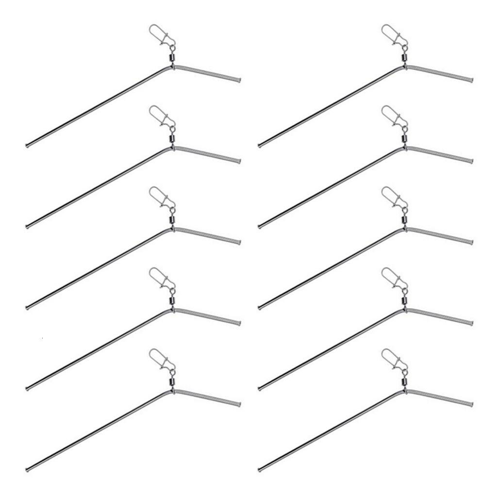 Рыболовный вертлюг с застежками и антизакручивателем 7/9/12 см, 7cm