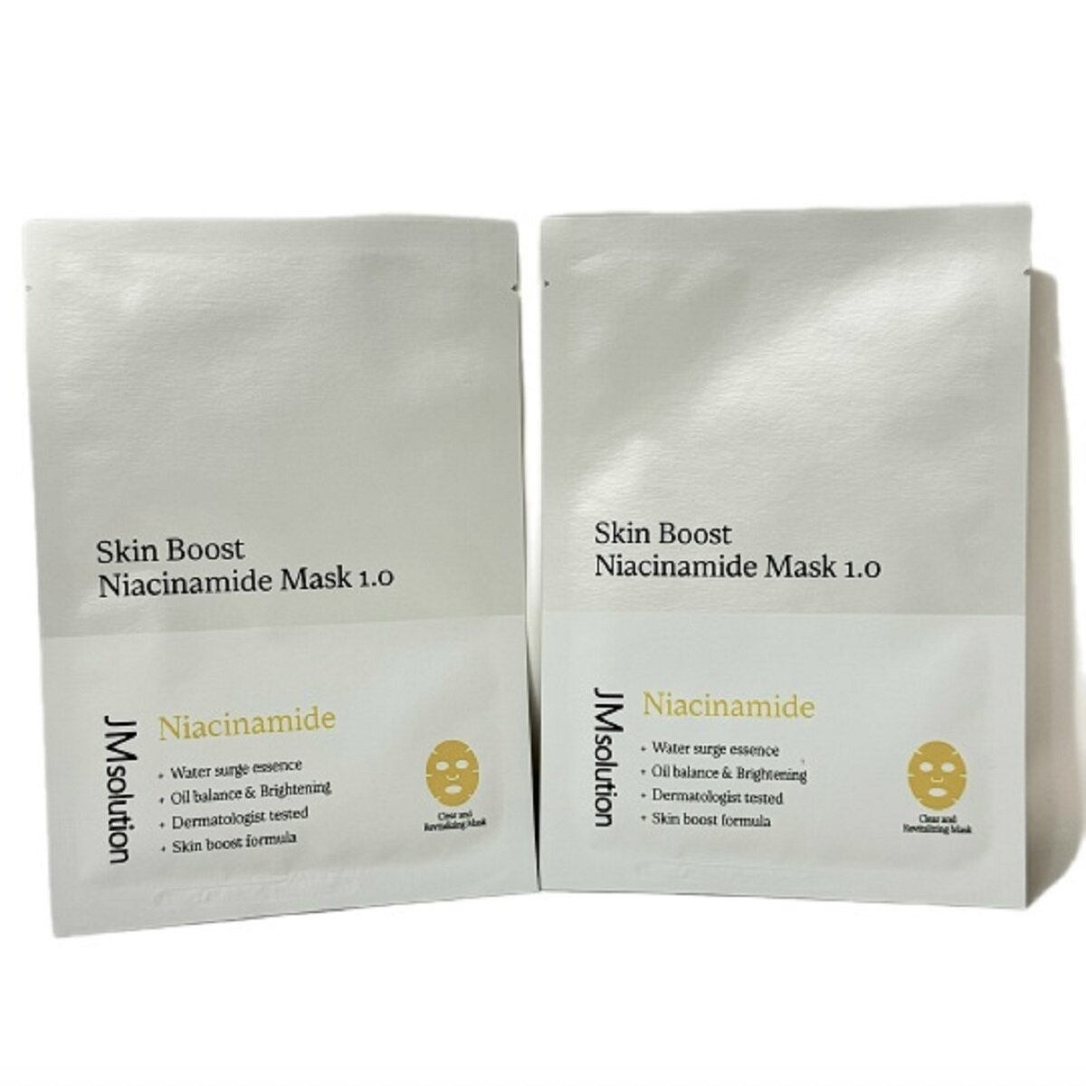 JMsolution Тканевая маска-бустер с ниацинамидом (2шт) Skin Boost Niacinamide Mask 1.0