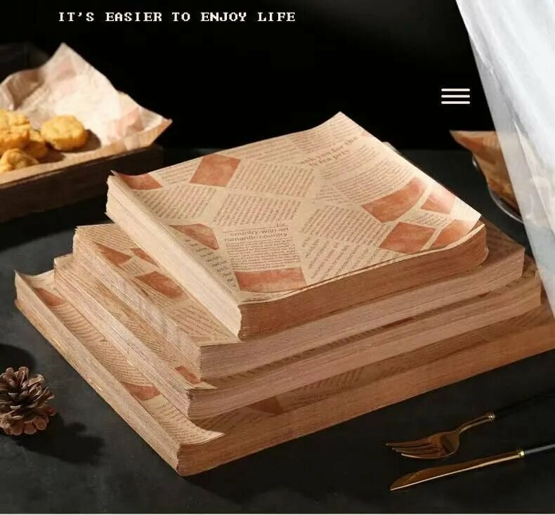 Бумага пищевая, 0.3м х 30 см, 100 шт