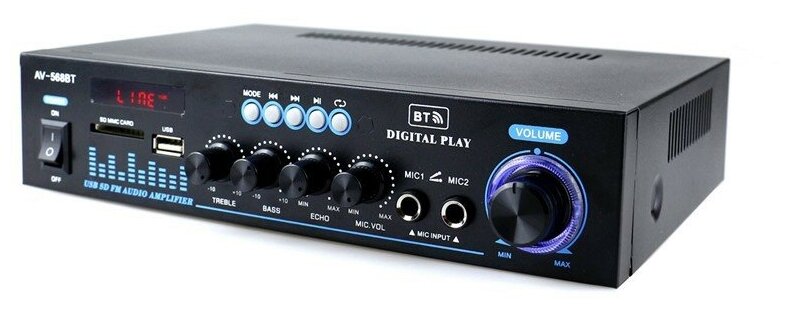 Мощный 60ваттный усилитель TM8 AV568BT