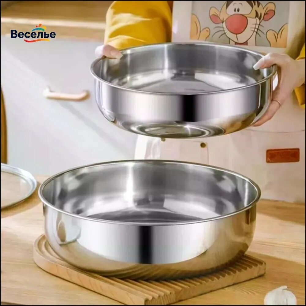 Кастрюля, Нержавеющая сталь, 10 л, 1 шт