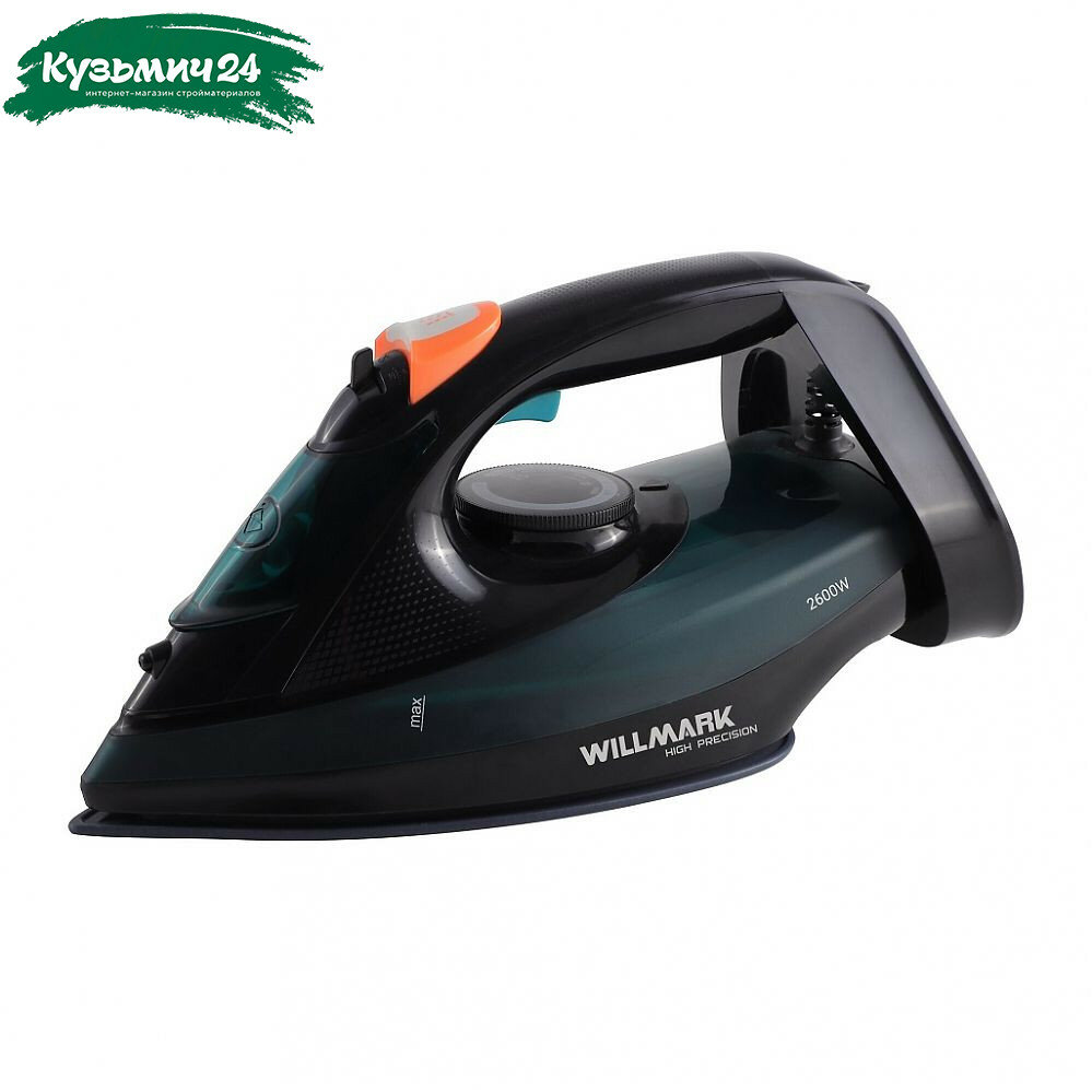 Утюг WILLMARK SI-2658CA 2000657, керамическая подошва, 2600 Вт, черный