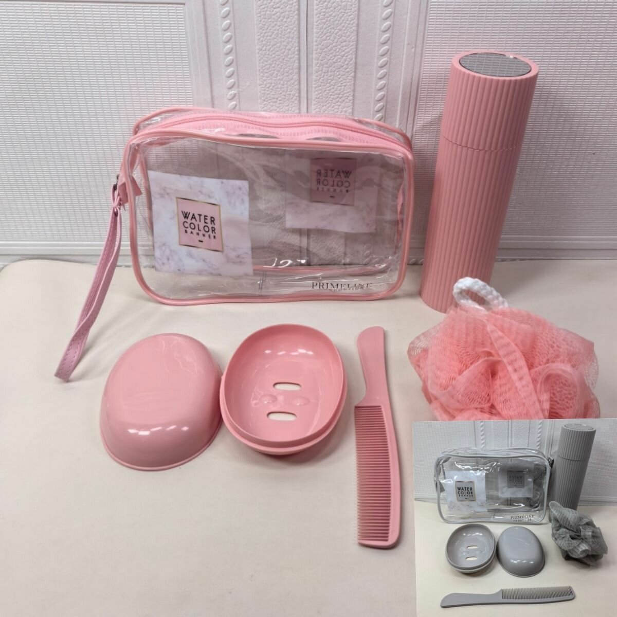 Набор туалетных принадлежностей для путешествий, портативный удобный набор, комбинация туалетных принадлежностей для студентов, набор для душа, бассейна и купания