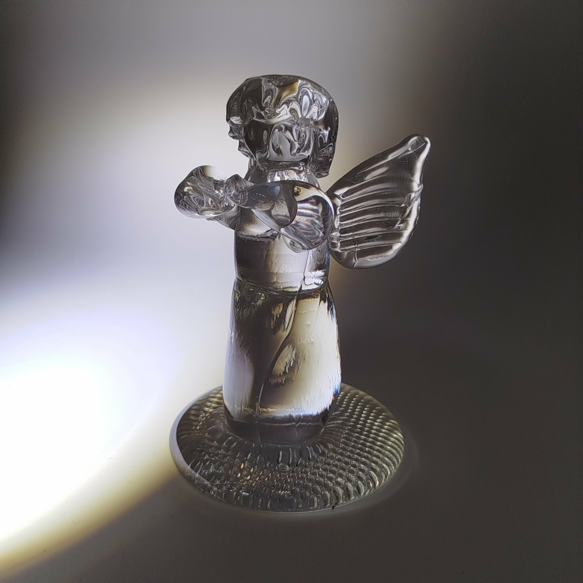 Статуэтка "Ангел", хрусталь, гутная техника, Российская Федерация, 1990-2015 гг.