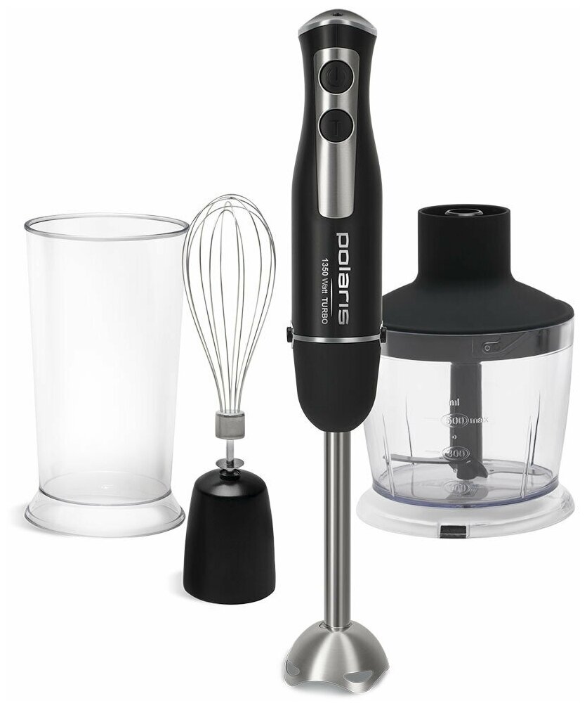 Блендер REDMOND PHB 1397, мерный стакан, измельчитель, черный