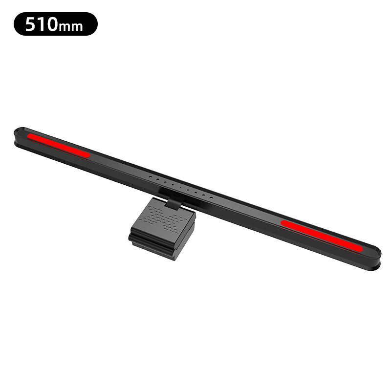 LED-лампа 51 см с 3 цветовыми температурами, 5Вт, черный цвет и RGB-подсветка для компьютерного стола, офисное