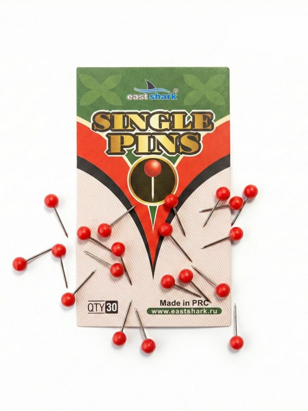 Иголочки для поводков SINGLE PINS ES-10194 (30шт)