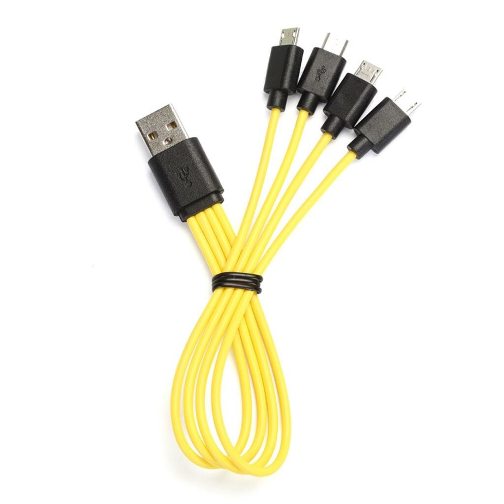 USB Micro-USB-разветвитель для зарядки, Один на четверых