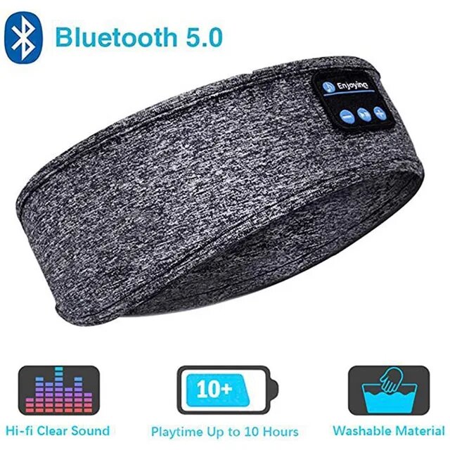 Беспроводные наушники Bluetooth для спорта и сна, эластичная повязка на голову, музыкальные наушники, маска для глаз, беспроводные наушники Bluetooth, повязка на голову