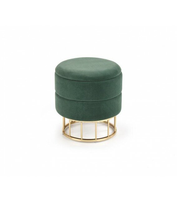 Пуф Halmar MINTY темно-зеленый/золотой