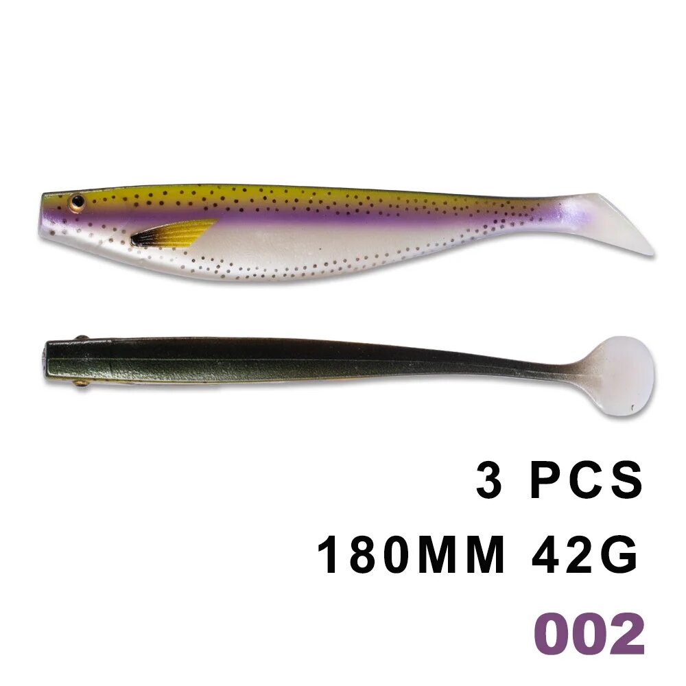 HUNTHOUSE Big Fishing Soft Lure Pro Shad Lure Berserk для морской рыбалки 180mm 002-3