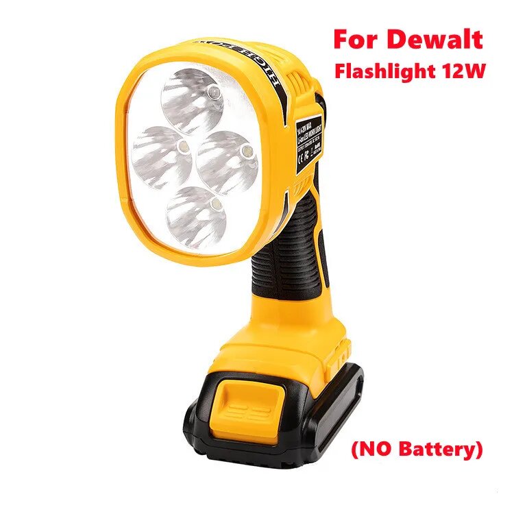 Фонарик ZUIDID для Dewalt 18В 3/12Вт Vertical 12W