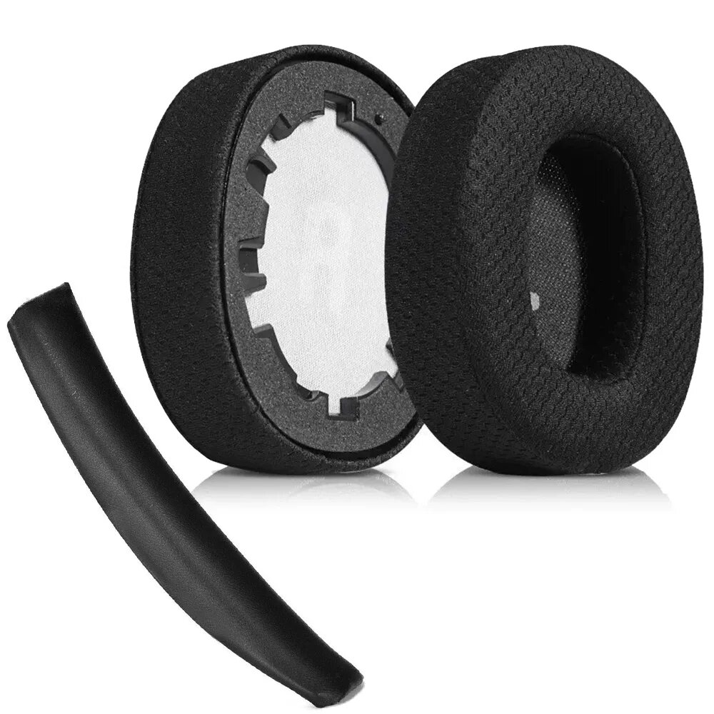 Кожаные амбушюры для наушников JBL Tune 700BT, 710BT, 720BT, 700BTNC, 750BTNC, Cloth Black Combo