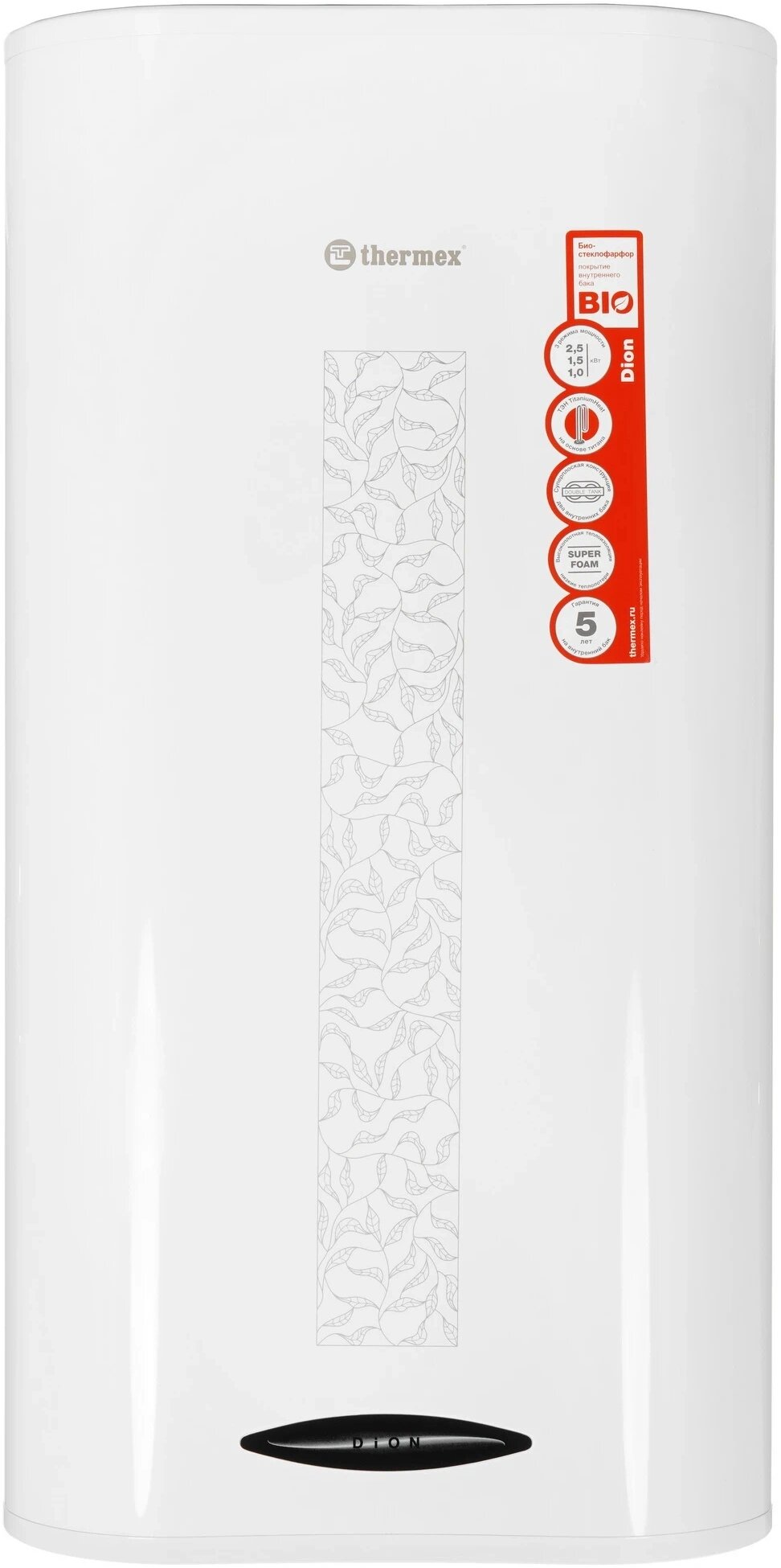 Водонагреватель Thermex Dion 80 V 2.5кВт 80л электрический