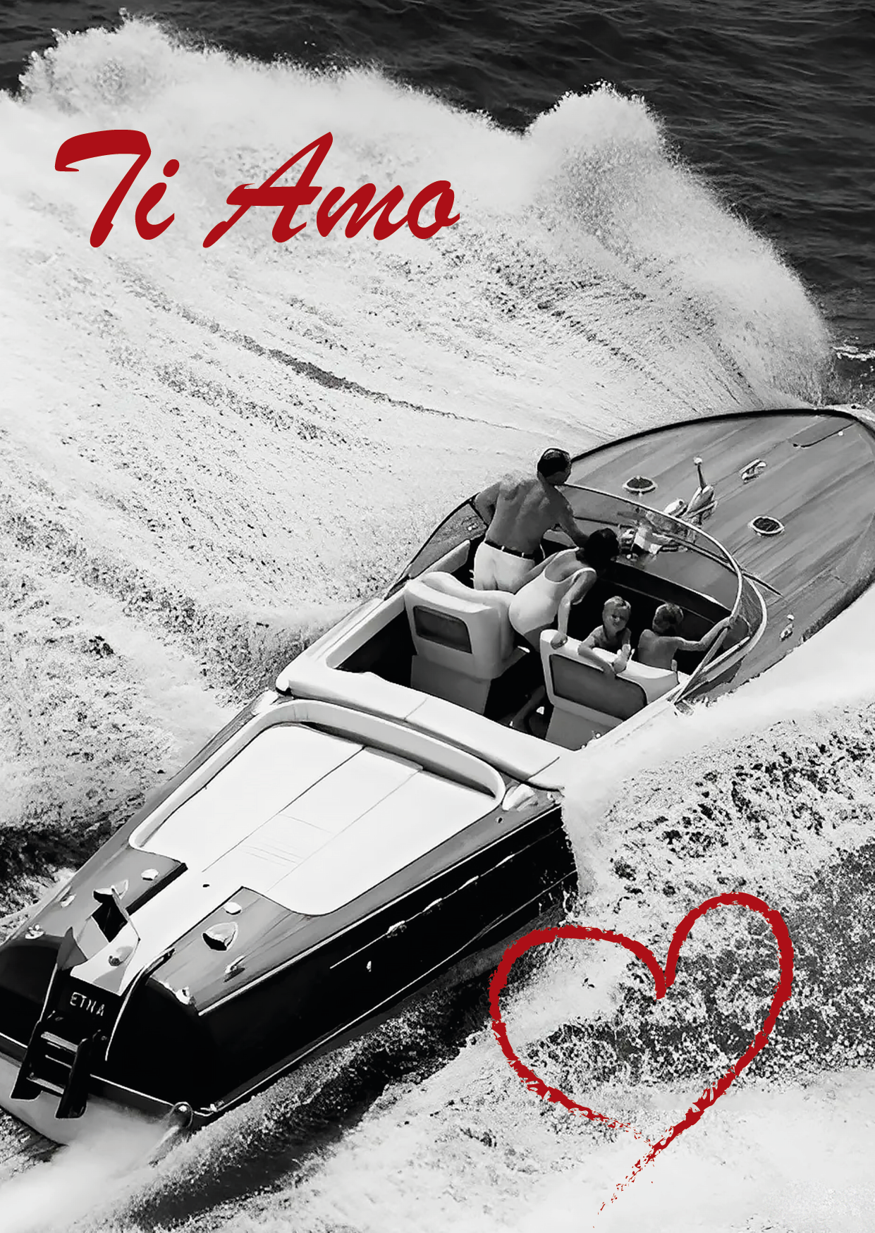 Открытка на 14 февраля, слова "О любви", на дизайнерской плотной бумаге, с крафтовым конвертом, 14,8х10,5 см (А6)