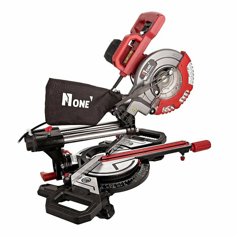 Торцовочная пила NMS 2000/210-2SL 2000Вт, диск 210мм, угл. рез +/-45гр, поворотн. стол, 2скор. дер/мет