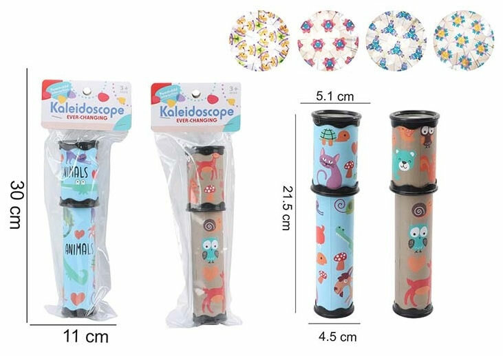 Калейдоскоп Animals, коричневый/голубой,