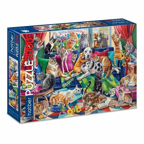 2000ПЗ1_35441 "Premium" пазлы 2000 элементов А1ф 980х680мм -Все свои-