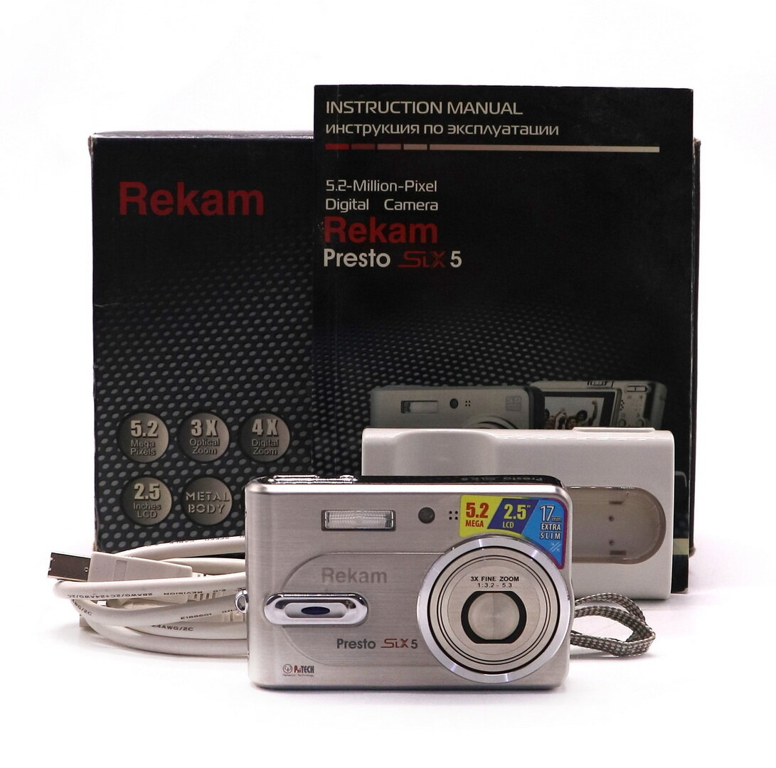 Компактная камера Rekam Presto SL5 в упаковке