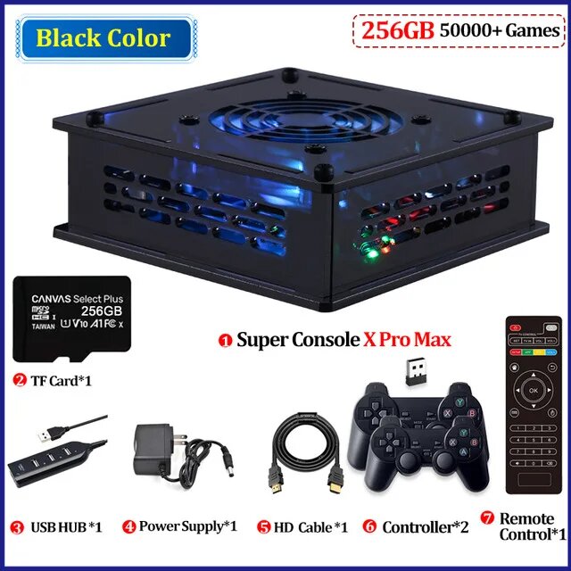 Super Console X pro Plus Dual System 8K Игровая приставка Ретро Видеоигры Консоль TVgame 50+ эмуляторов 70000+ игр