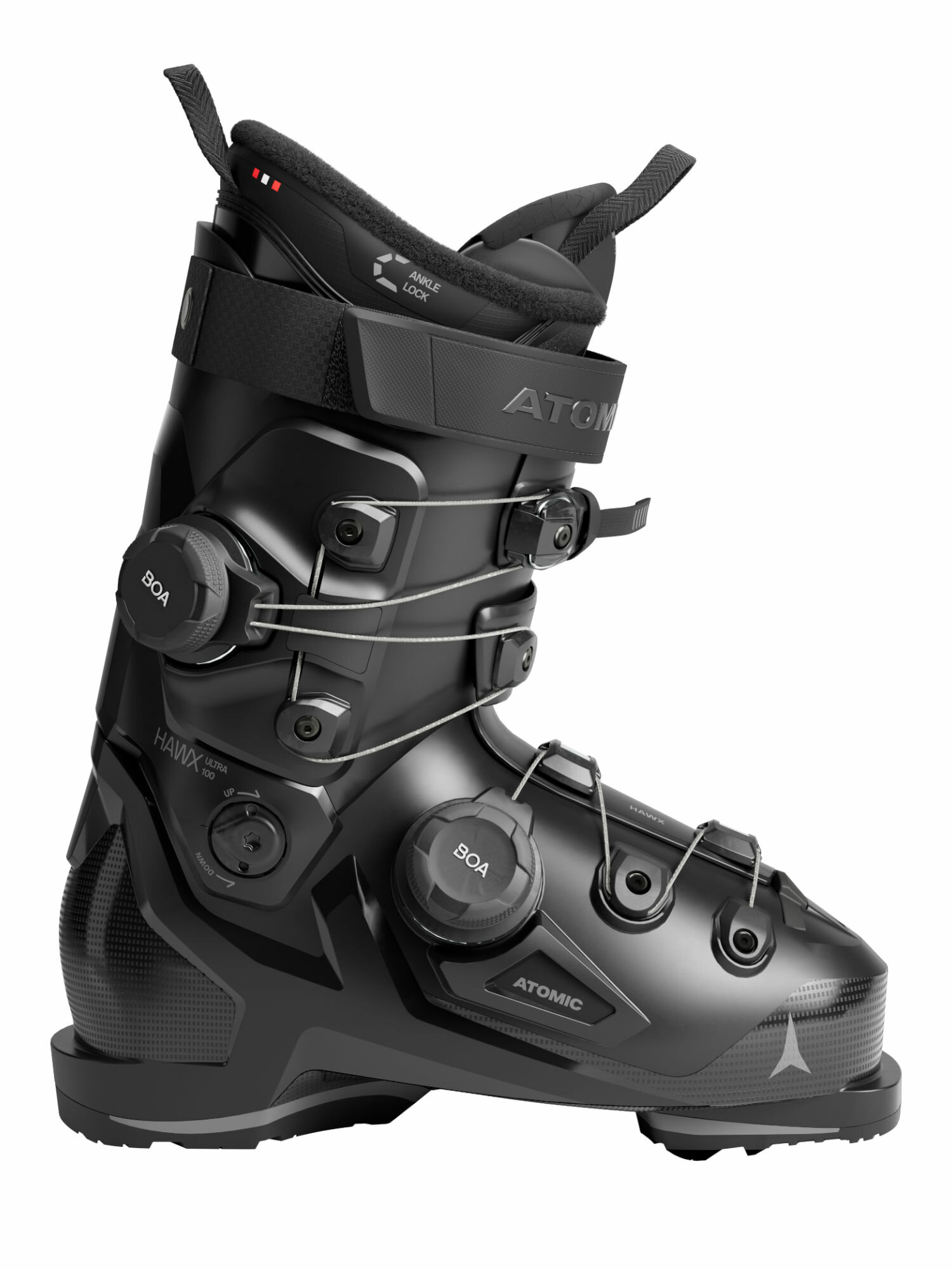 Горнолыжные ботинки ATOMIC Hawx Ultra 100 Dual Boa Black/Anthracite (см:27,5)