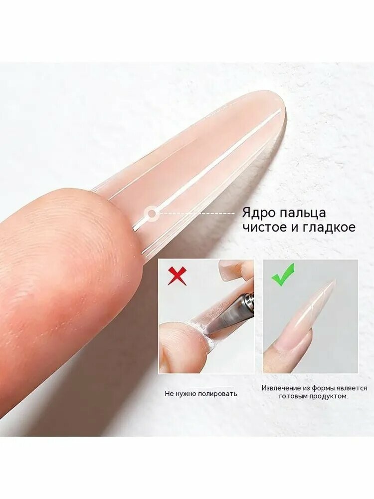 Форма для ногтей в виде сэндвича — фото 1