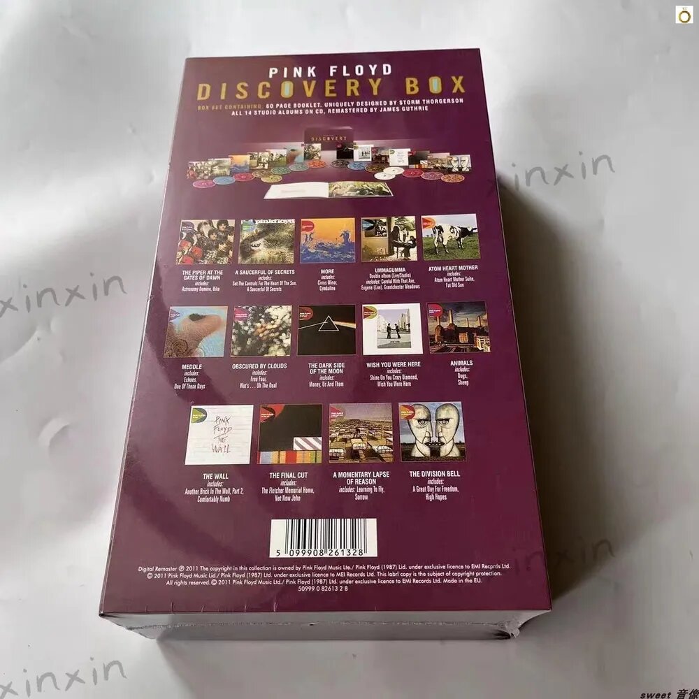 Pink Floyd Discovery Box 16CD Коллекционное издание Pink Floyd. Сборник альбомов в подарочной упаковке