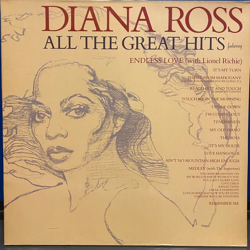 Пластинка виниловая Diana Ross - All the Great Hits (2LP) - Германия, 1981 - Винил в отличном состоянии