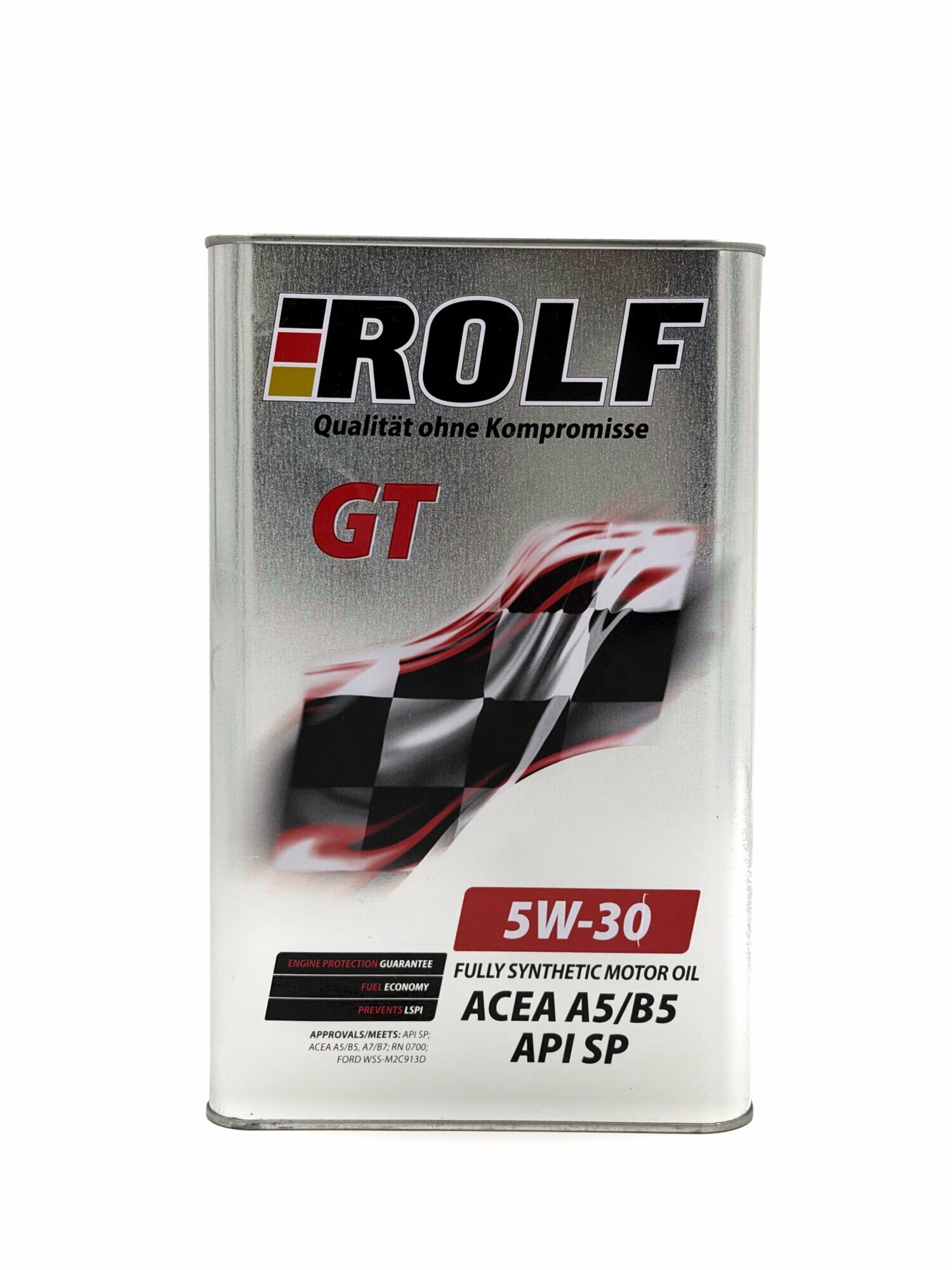Масло моторное ROLF GT 5W-30 A5/B5 SP, 4 литра, синтетическое