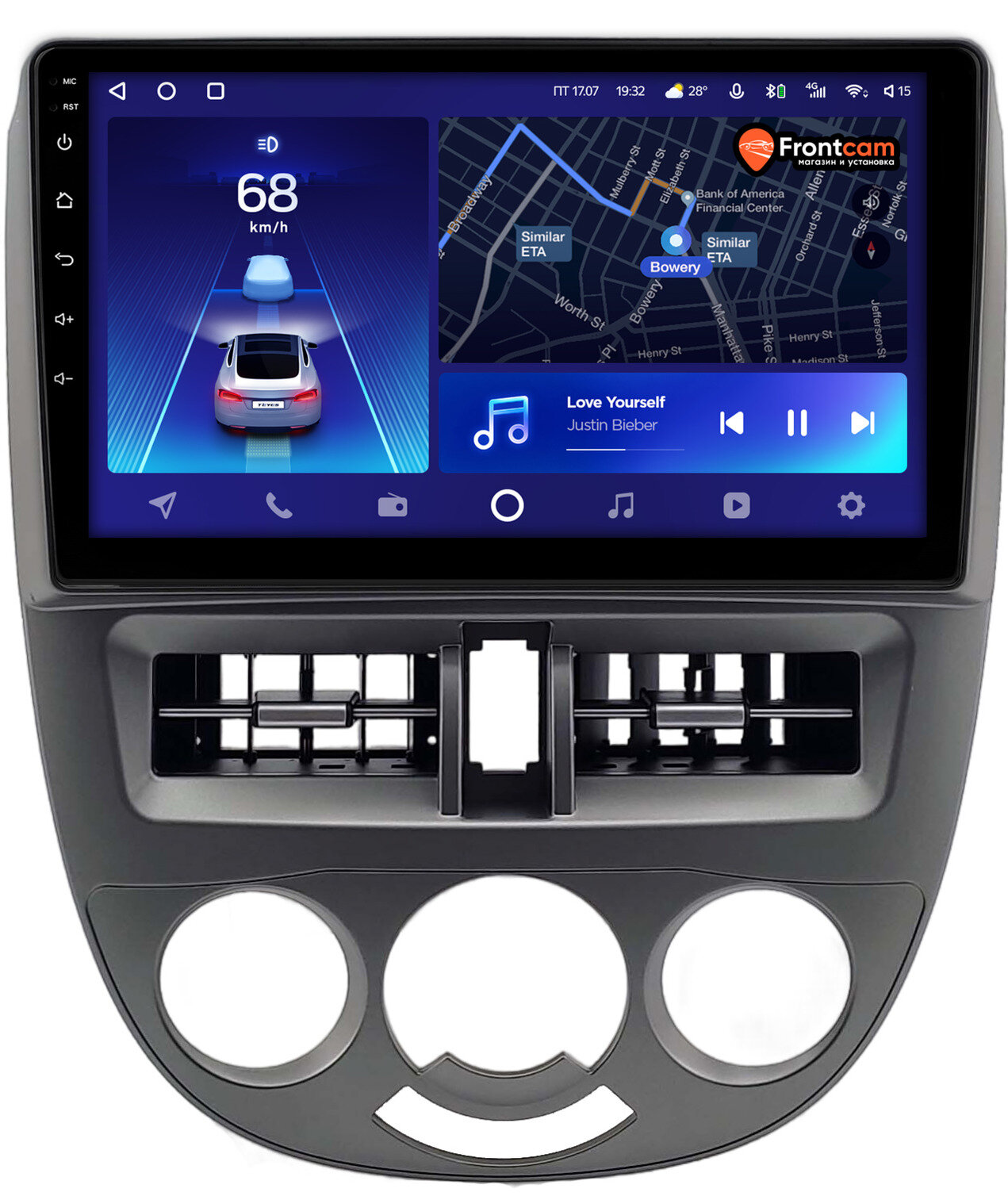 Штатная магнитола Chevrolet Lacetti 2004-2013 (Тип 2, темно-серая, седан без климат-контроля) Teyes CC2 PLUS 6/128 10" RM-10-2258 Android 10 (4G-SIM,